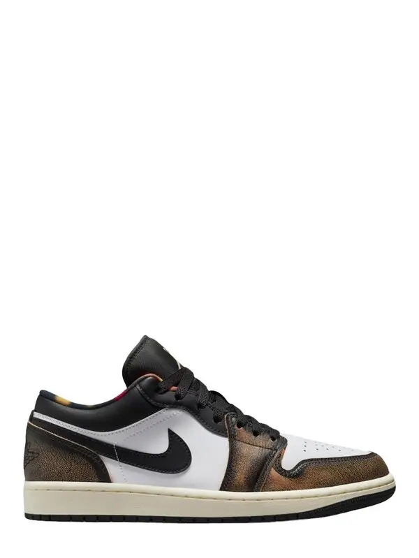 JORDAN 1 Low Se Wear Away - Black/white Onyx