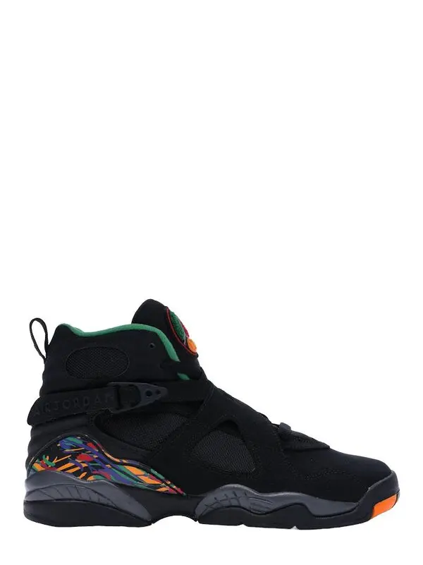JORDAN 8 Retro Tinker Air Raid Sneakers - Black/light Concord/aloe Verde