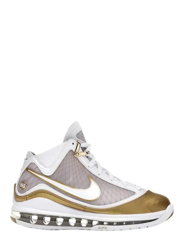 Nike Lebron 7 China Moon Sneakers - White/metallic Gold