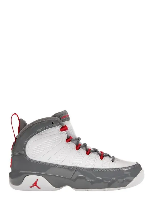 JORDAN 9 Retro Sneakers - White/fire Red/grey
