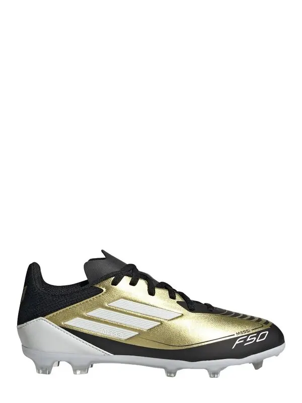 Adidas F50 League Firm/ground Messi - Gold Metallic/cloud White/core Black