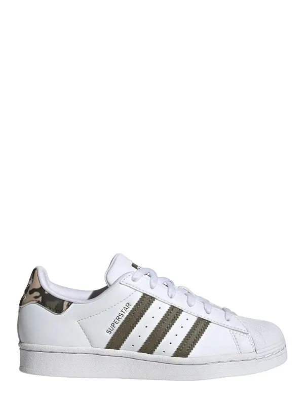 Adidas Superstar Sneakers - Cloud White/olive Strata