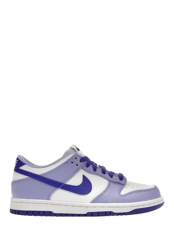 Nike Dunk Low Top Sneakers - White/light Thistle/lapis