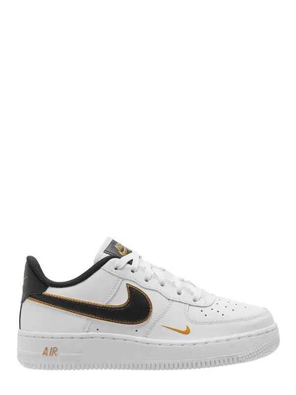 Nike Air Force 1 Low '07 Lv8 Double Swoosh - White/black/metallic Gold