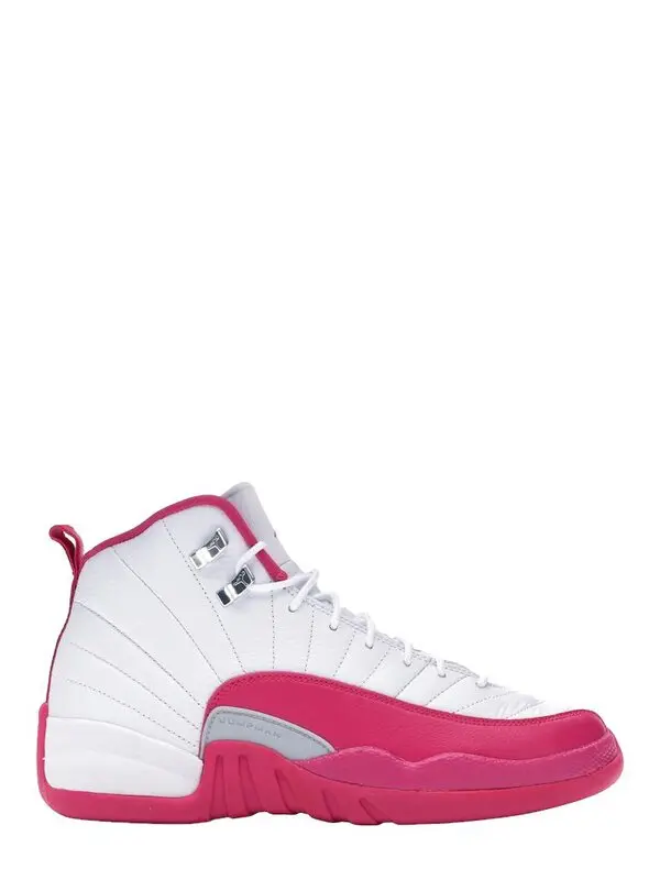 JORDAN 12 Retro Sneakers - White/vivid Pink/metallic Silver