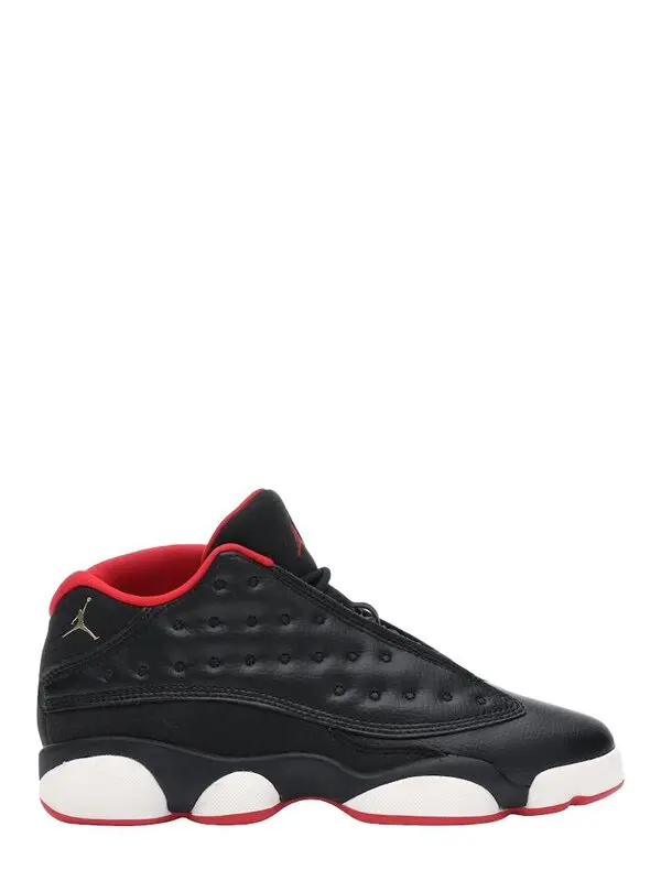 JORDAN 13 Retro Low Bred Sneakers - Black/metallic Gold/university Red