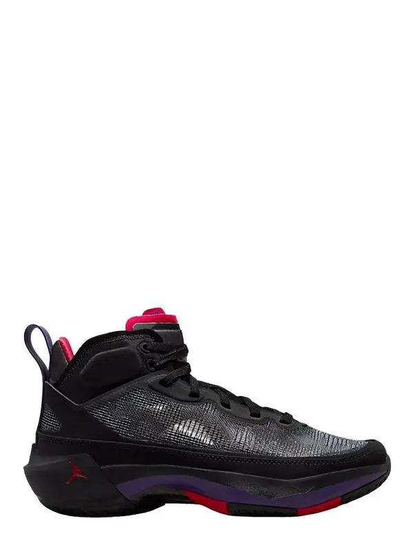 JORDAN 37 Raptors High-top Sneakers - Black/club Purple/dark Charcoal