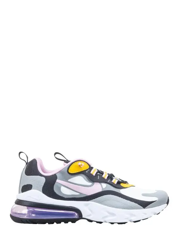 Nike Air Max 270 React Sneakers - Particle Grey/light Arctic Pink/dark Sulfur