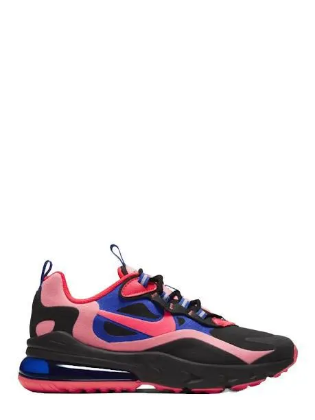 Nike Air Max 270 React Sneakers - Black/racer Blue/sunset Pulse