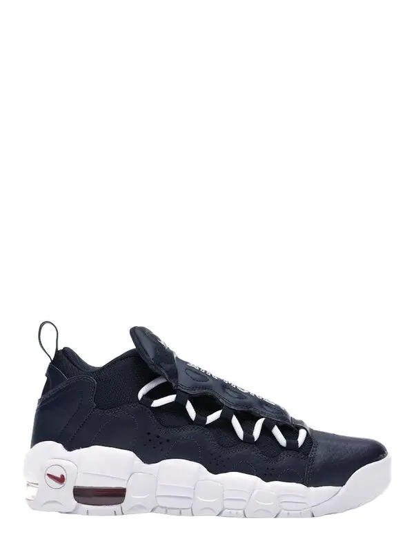 Nike Air More Money Sneakers - Obsidian/white/gym Red