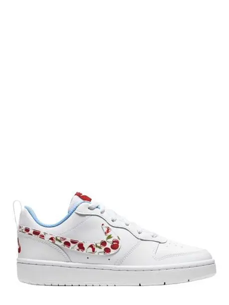 Nike Court Borough Low 2 Cherry Sneakers - White/university Blue/track Red