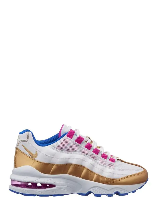 Nike Air Max 95 Sneakers - White/metallic Gold/racer Blue
