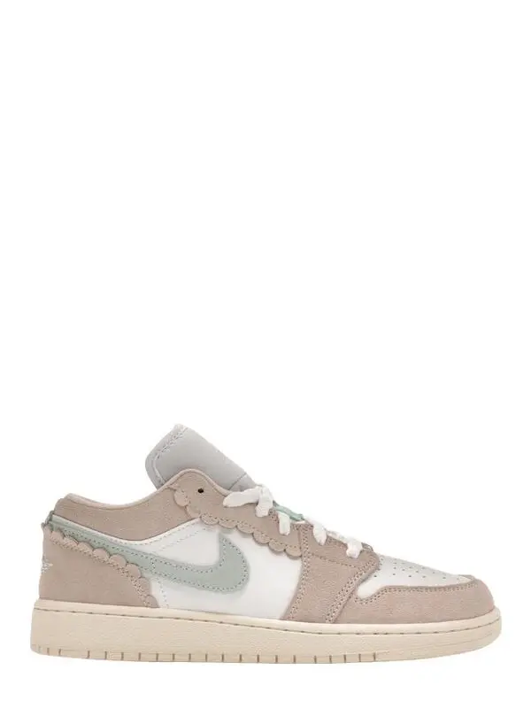 JORDAN 1 Low Se Scalloped Edge - Guava Ice/jade Ice/white