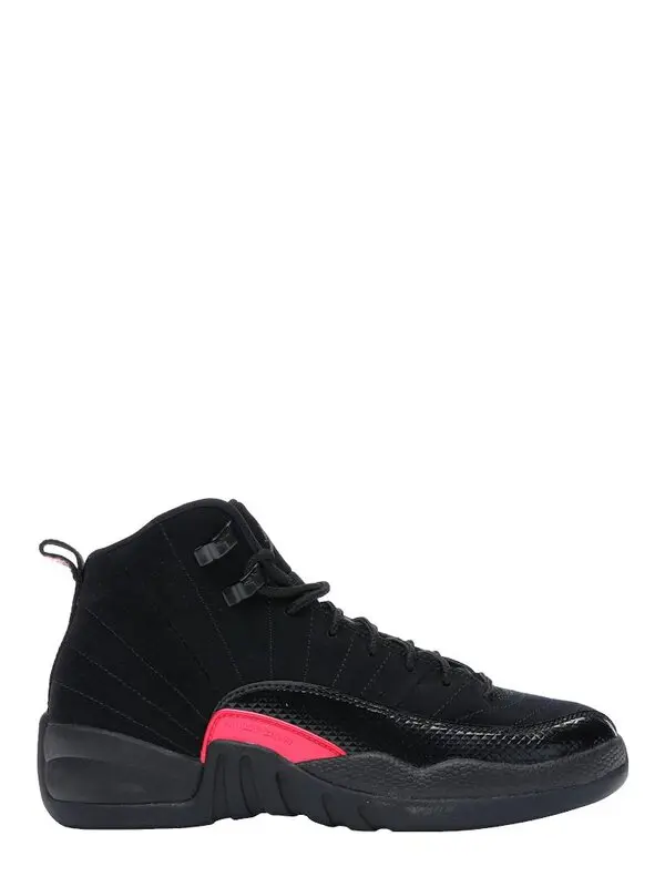 JORDAN 12 Retro Sneakers - Black/dark Grey/rush Pink