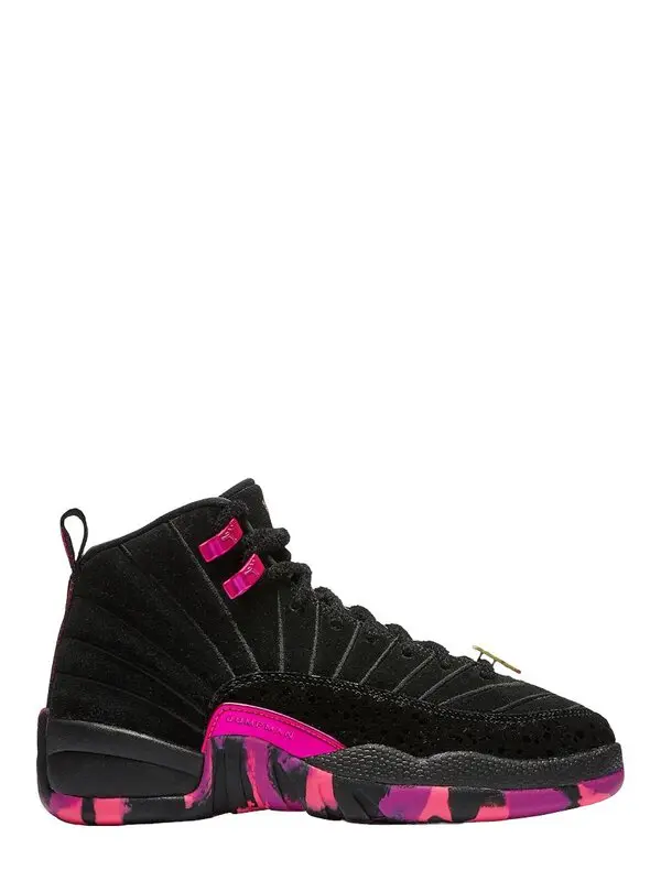 JORDAN 12 Retro Doernbecher Sneakers - Black/pink Blast/hyper Violet