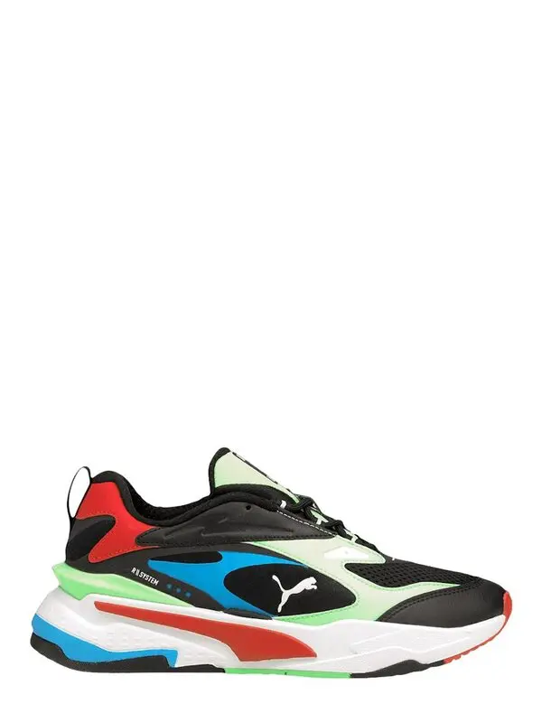 PUMA Rs-fast Sneakers - Black/elektro Green/red