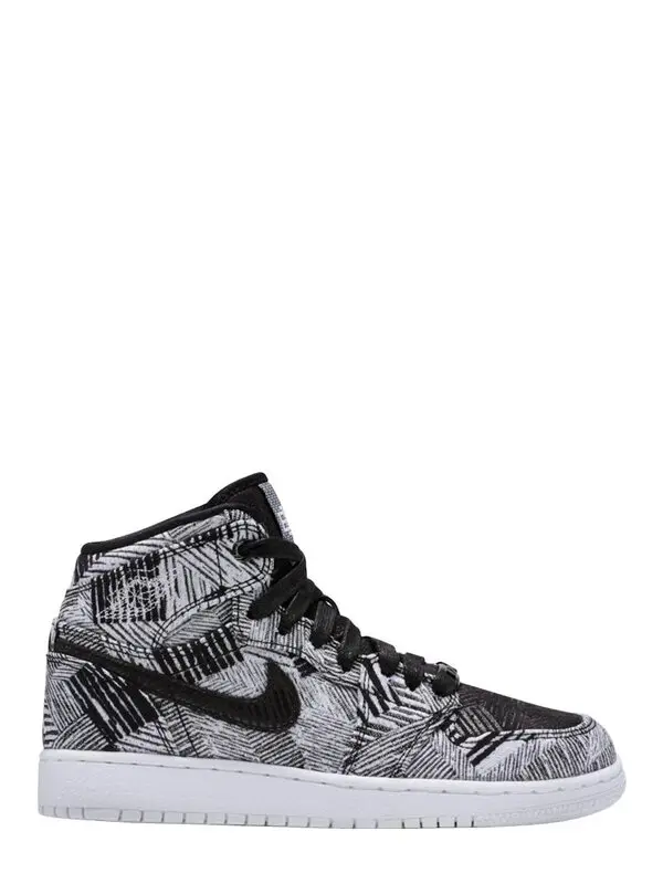 JORDAN 1 Retro Bhm High Top Sneakers - White/black