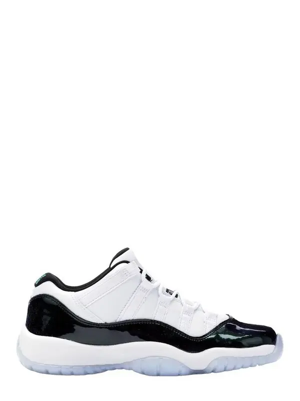 JORDAN 11 Retro Low Iridescent Gs - White/black/emerald Rise