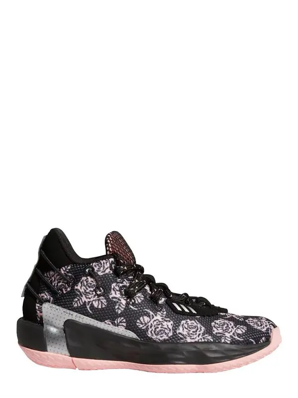 Adidas Dame 7 Rose City Allstar Game Sneakers - Core Black/glow Pink/silver Metallic