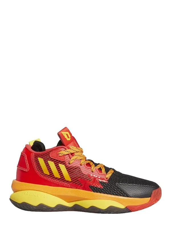 Adidas Dame 8 Mr. Incible Sneakers - Red/team Yellow/impact Orange
