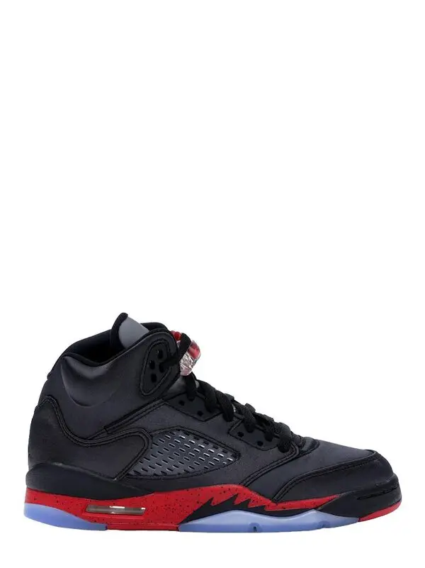 JORDAN 5 Retro Satin Bred - Black/university Red