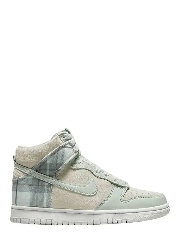 Nike Dunk High Se Tartan Plaid - Summit White/light Silver