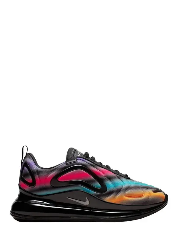 Nike Air Max 720 Neon Streaks - Black/metallic Silver/university Gold