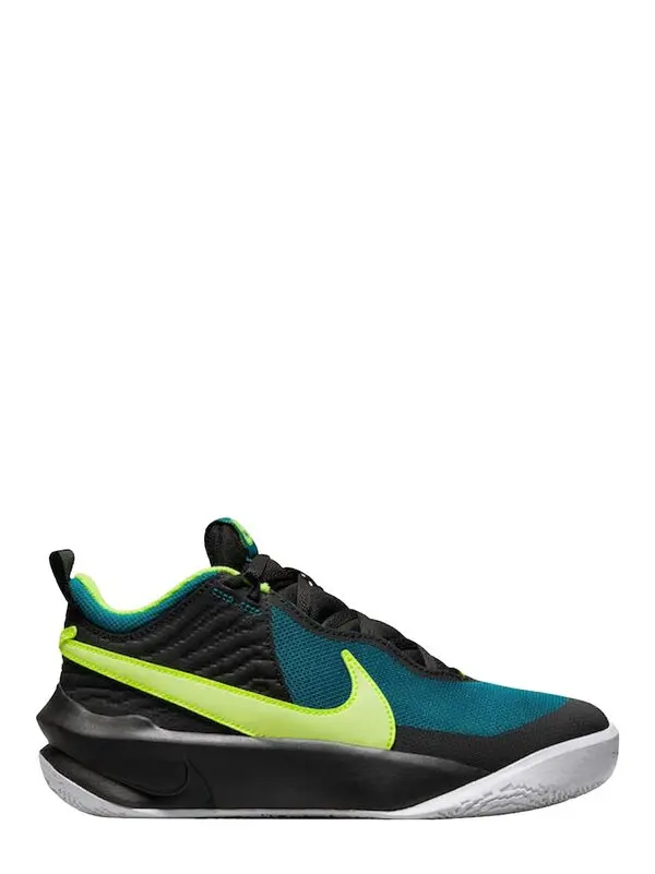 Nike Team Hustle D 10 Sneakers - Black/bright Spruce/volt
