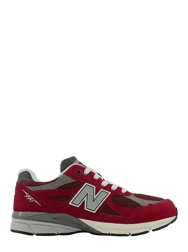 NEW BALANCE 990v3 Miusa Teddy Santisin Sneakers - Scarelet Red/marblehead