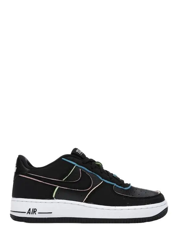 Nike Force 1 Low Sneakers - Black/pink/barely Volt