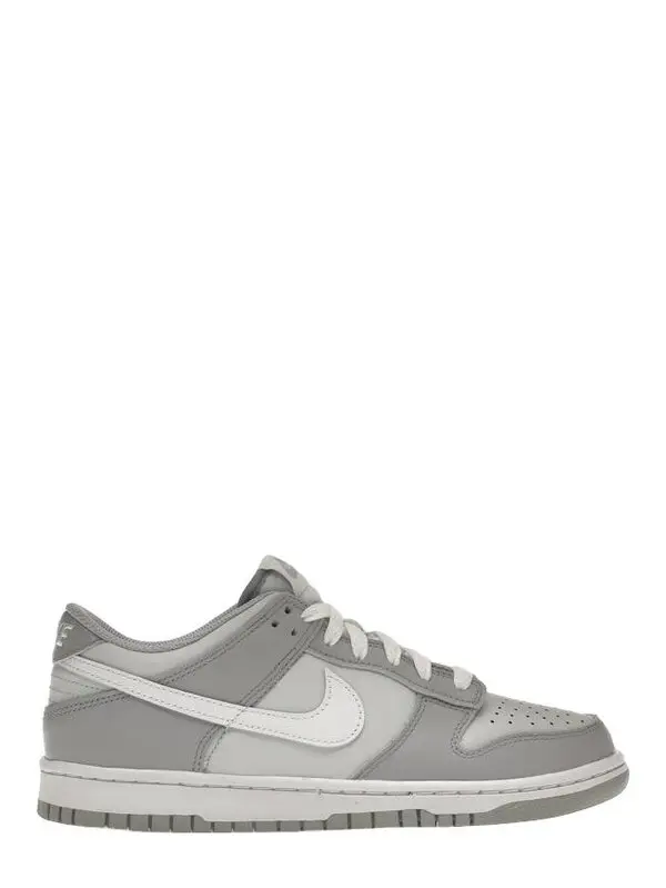 Nike Dunk Low Two-toned Sneakers - Pure Platinum/white/wolf Grey