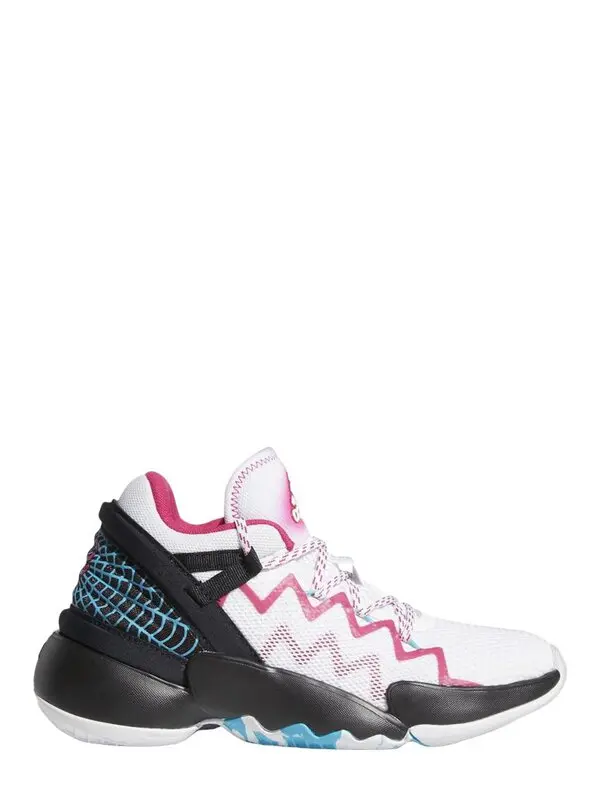 Adidas D.o.n. Issue #2 Marvel Spidey Sense Sneakers - Cloud White/core Black