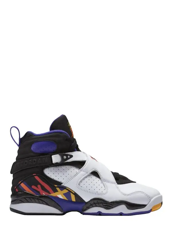 JORDAN 8 Retro Three Peat Sneakers - White/infrared 23/black