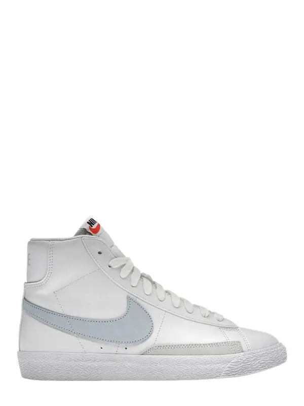 Nike Blazer Mid Gs Sneakers - White/celestine Blue