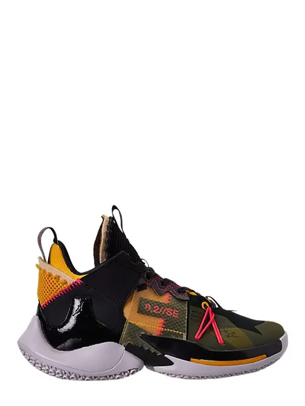 JORDAN Why Not Zer0.2 Se Crimson Sneakers - Black/flash Crimson/amarillo