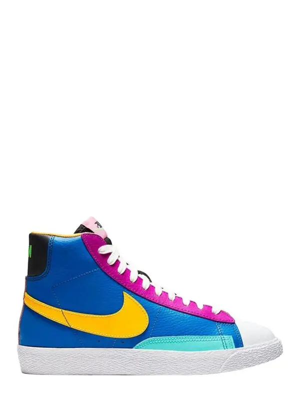 Nike Blazer Mid Sneakers - Battle Blue/aurora/vivid Purple