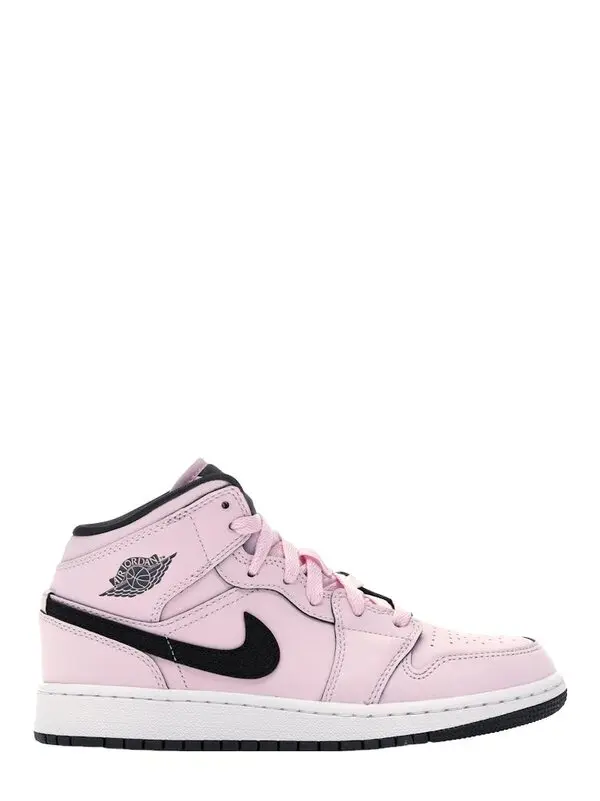 JORDAN 1 Mid Sneakers - Pink Foam/black/white