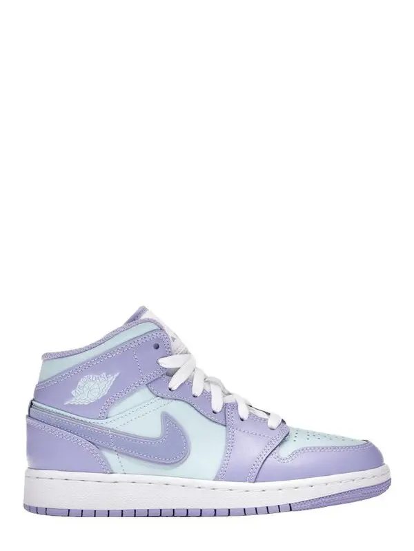 JORDAN 1 Mid Sneakers - Purple Pulse/arctic Punch
