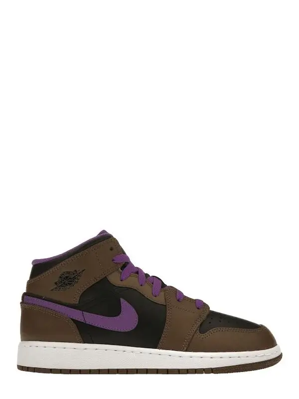 JORDAN 1 Mid Purple Mocha - Palomino/wild Berry/black