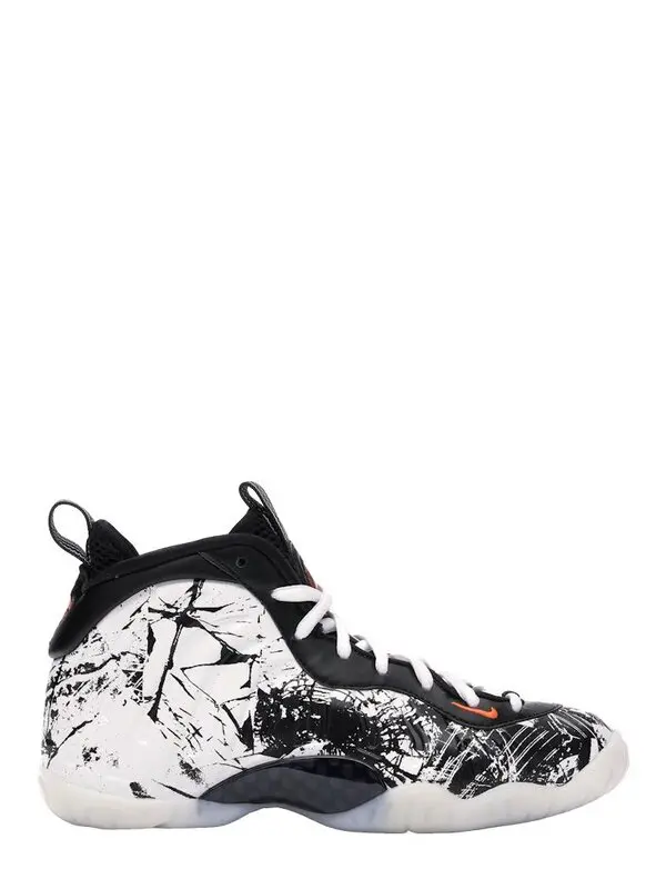 Nike Air Foamposite One Shattered Backboard Sneakers - Black/white/total Orange