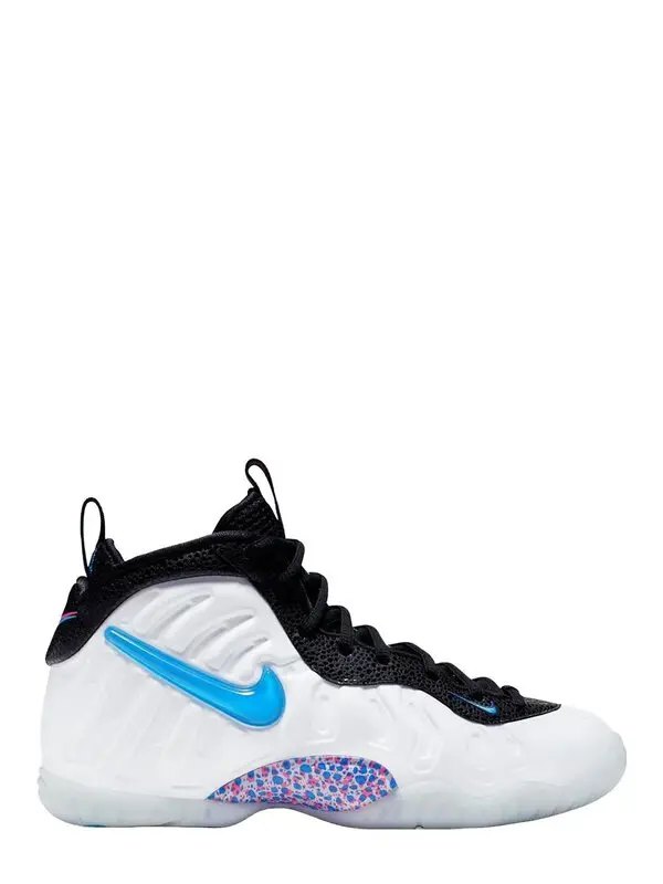Nike Air Foamposite Pro 3d Sneakers - White/blue Hero/red Orbit