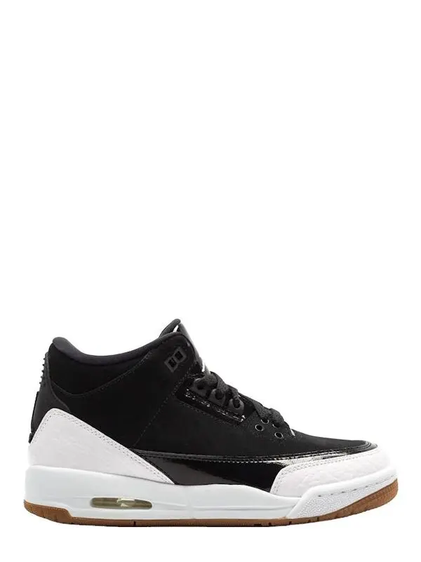 JORDAN 3 Retro Gum Sneakers - Black/white/gum Medium Brown