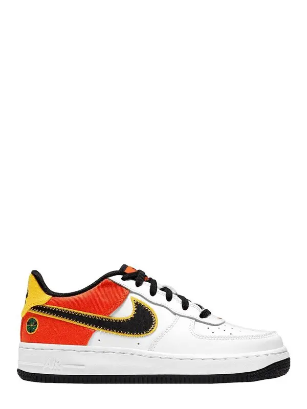 Nike Air Force 1 Low Lv8 Raygun Sneakers - White/orange Flash/amarillo
