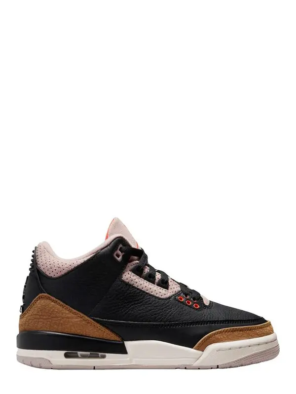 JORDAN 3 Retro Desert Elephant Gs - Black/rush Orange/fossil Stone