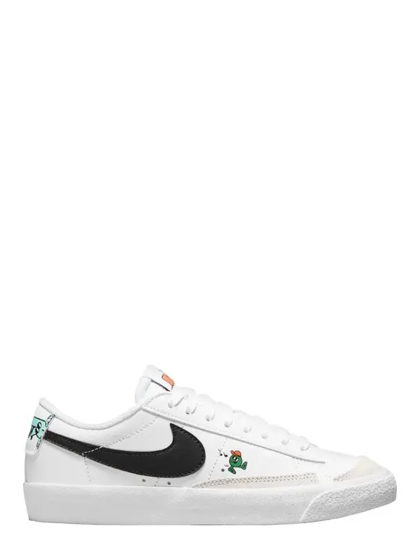 Nike Blazer Low 77 The World Is Your Playground - White/bright Crimson/stadium Green