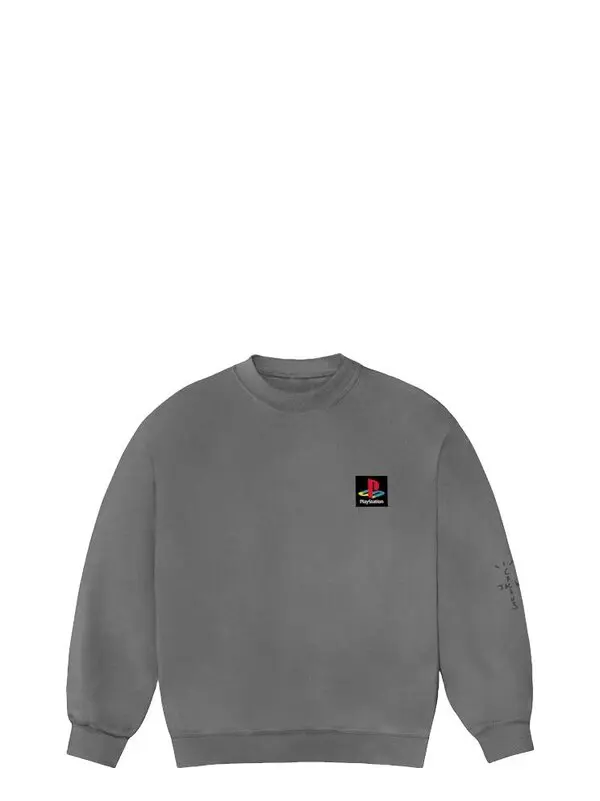 TRAVIS SCOTT Ps Classic Youth Crewneck Sweatshirt - Washed Grey