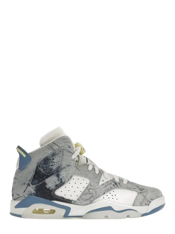 JORDAN 6 Retro Washed Denim - White/dutch Blue/citron