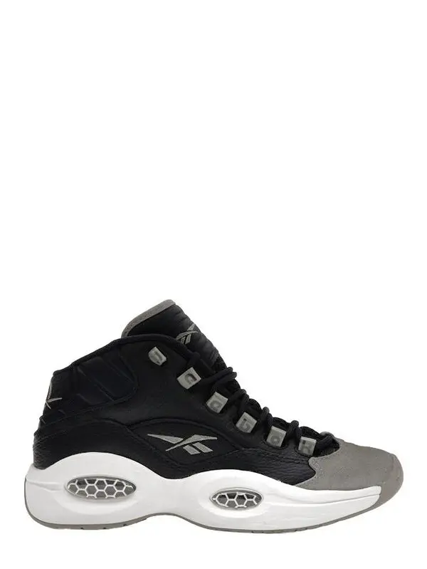 REEBOK Question Mid Georgetown Sneakers - Carbon/faux Indigo/white