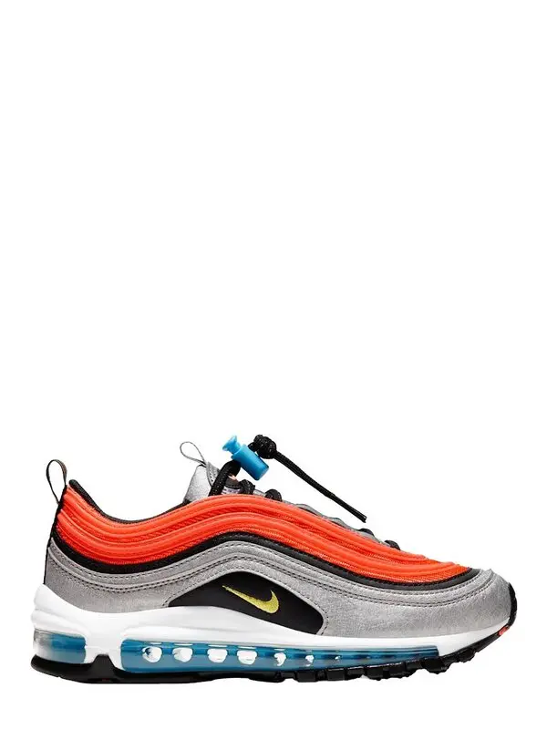 Nike Air Max 97 Sneakers - Metallic Silver/black/hyper Crimson