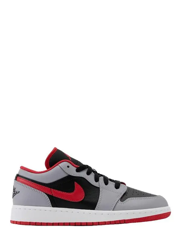 JORDAN 1 Low Top Sneakers - Black/cement Grey/white